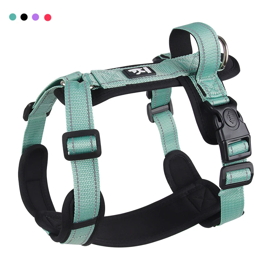 Reflective Dog Harness – Handle & Easy Control – Badugi